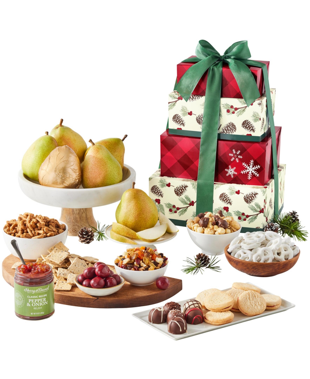 Click here for Harry & David Deluxe Holiday Davids Gift Tower  15... prices