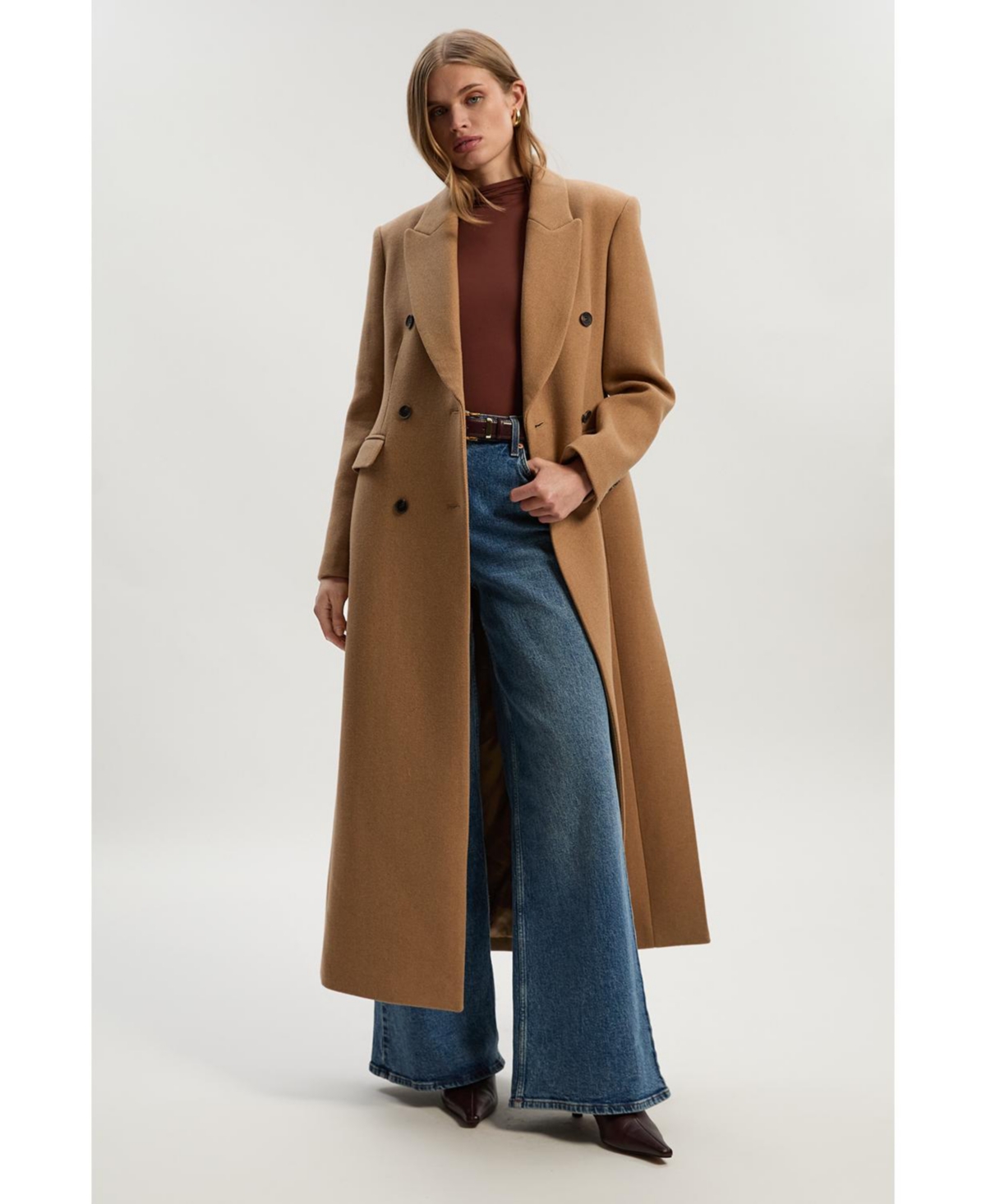 Click here for Karen Millen Womens Wool Double Breasted Tailored... prices