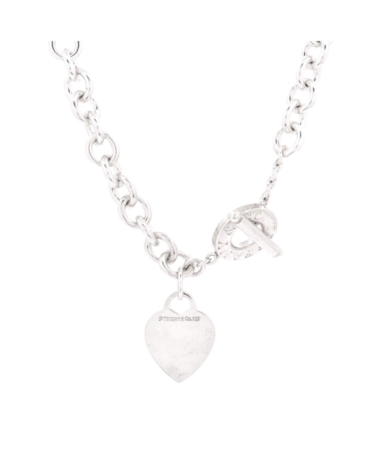 Click here for Pre-Owned Tiffany & Co. Heart Tag Toggle Chain Nec... prices
