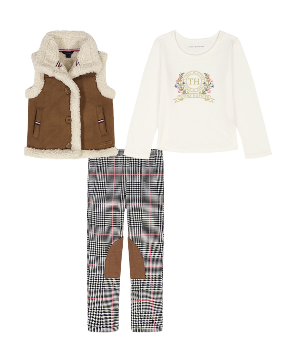 Click here for Tommy Hilfiger Girls Toddler 2T-4T 3-Piece T-Shirt... prices