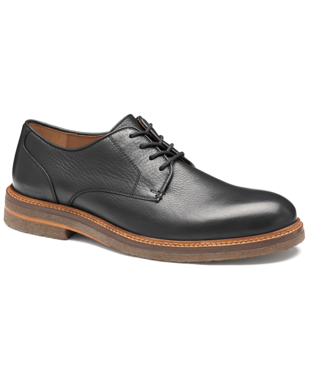 Click here for Johnston & Murphy Mens Calder Plain Round Toe Edge... prices