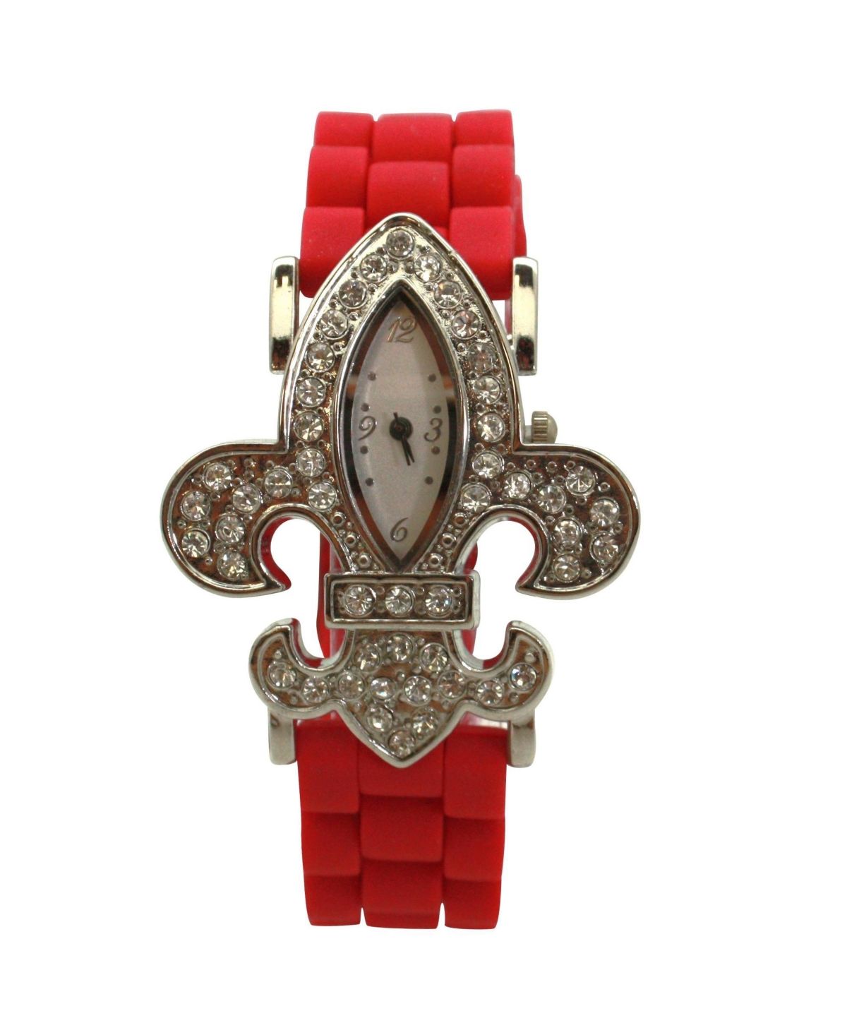 Click here for Olivia Pratt Red Rhinestones Silicone Women Watch... prices