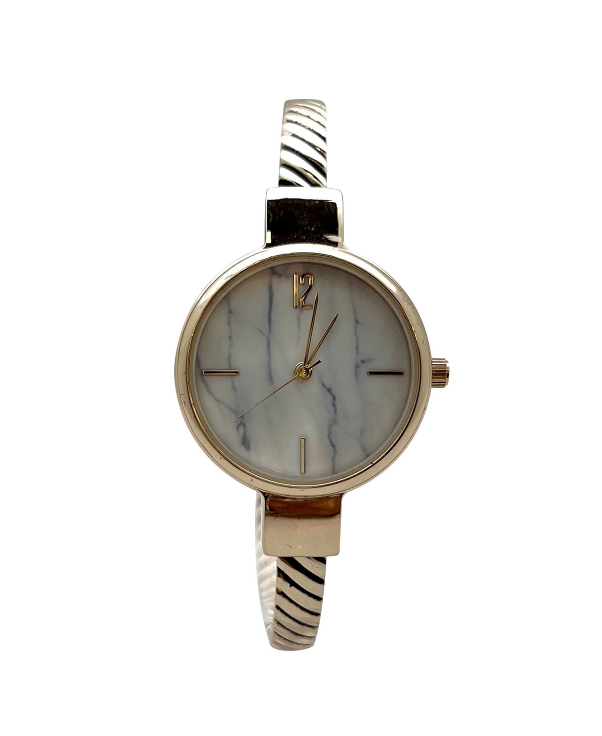 Click here for Olivia Pratt Gold Every Day Thin Marble Face Bangl... prices