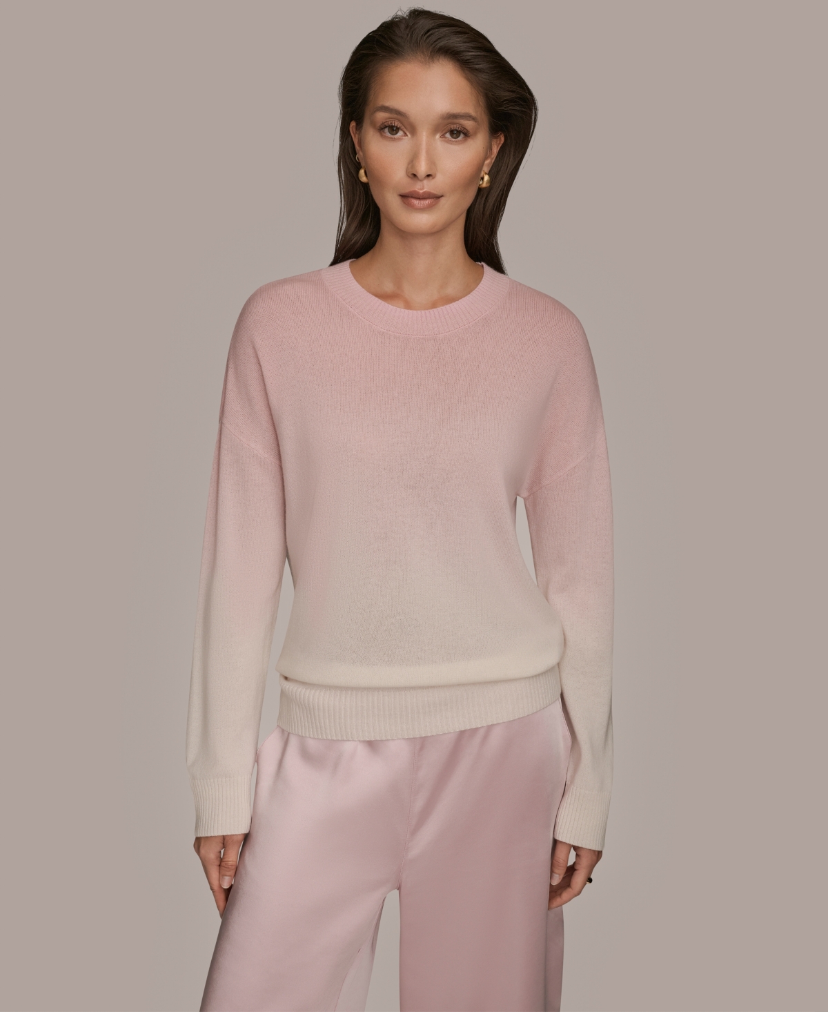 Click here for Donna Karan Weekend Womens Long Sleeve Crew Neck T... prices