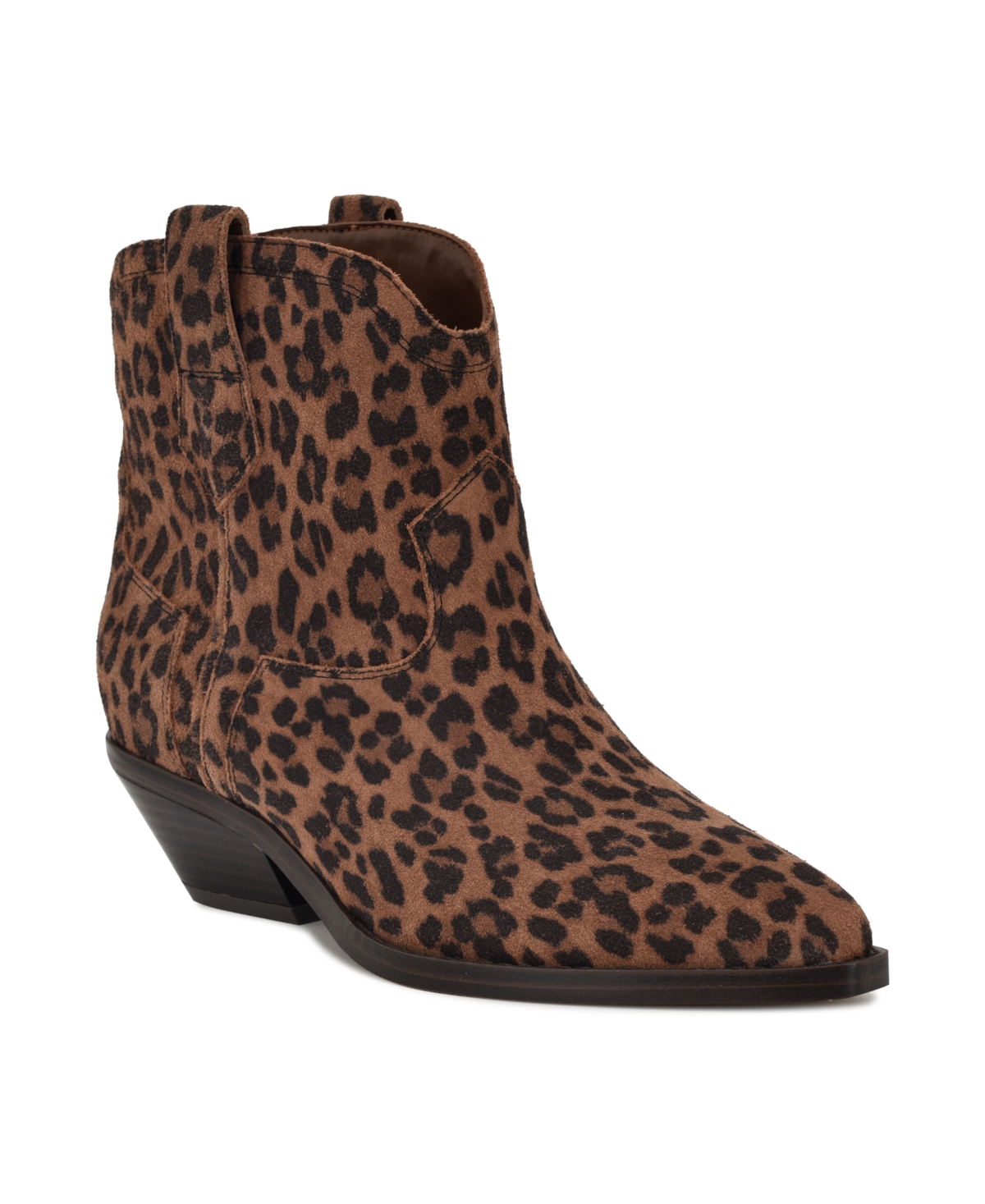 Click here for Nine West Womens Abreve Western Suede Block Heel B... prices