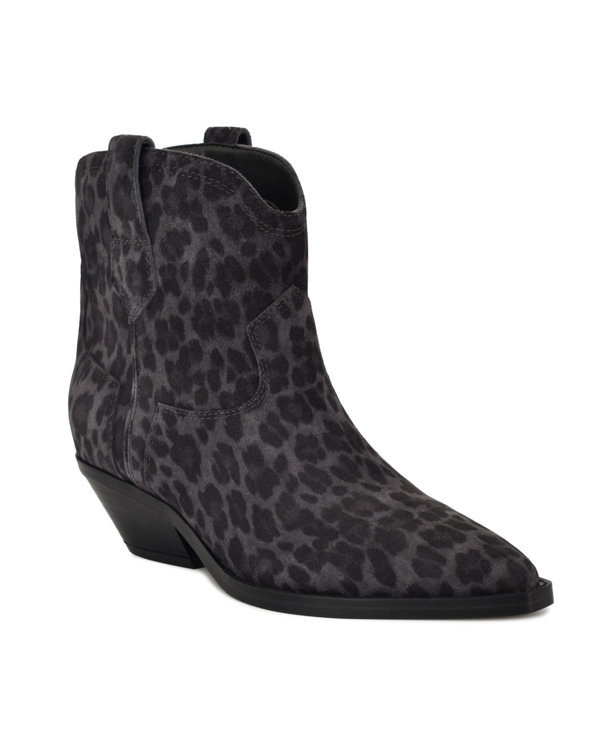 Click here for Nine West Womens Abreve Western Suede Block Heel B... prices