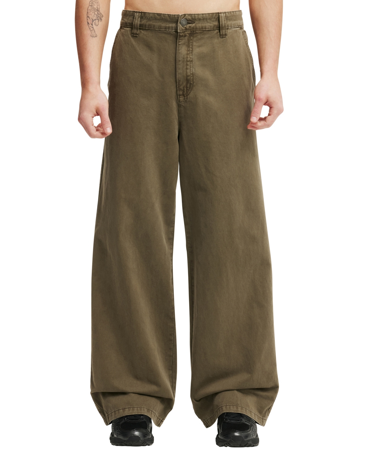 Click here for Cotton On Mens Super Baggy Pant - Green prices