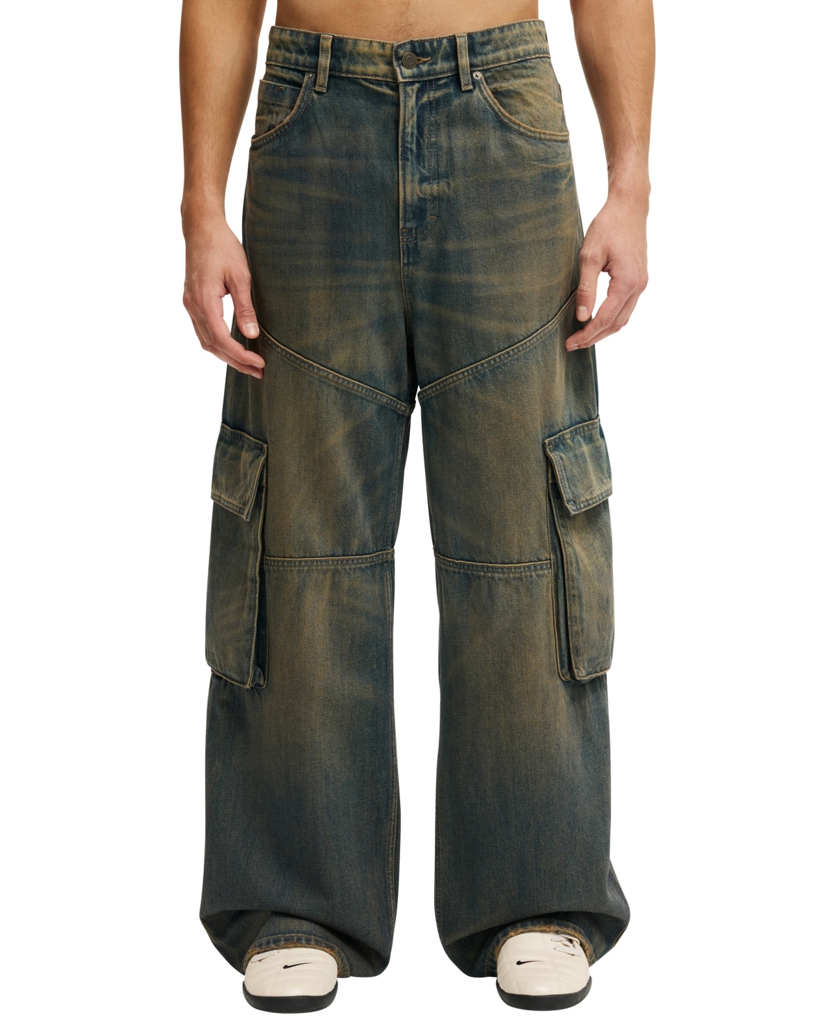 Click here for Cotton On Mens Super Baggy Jean - Blue prices