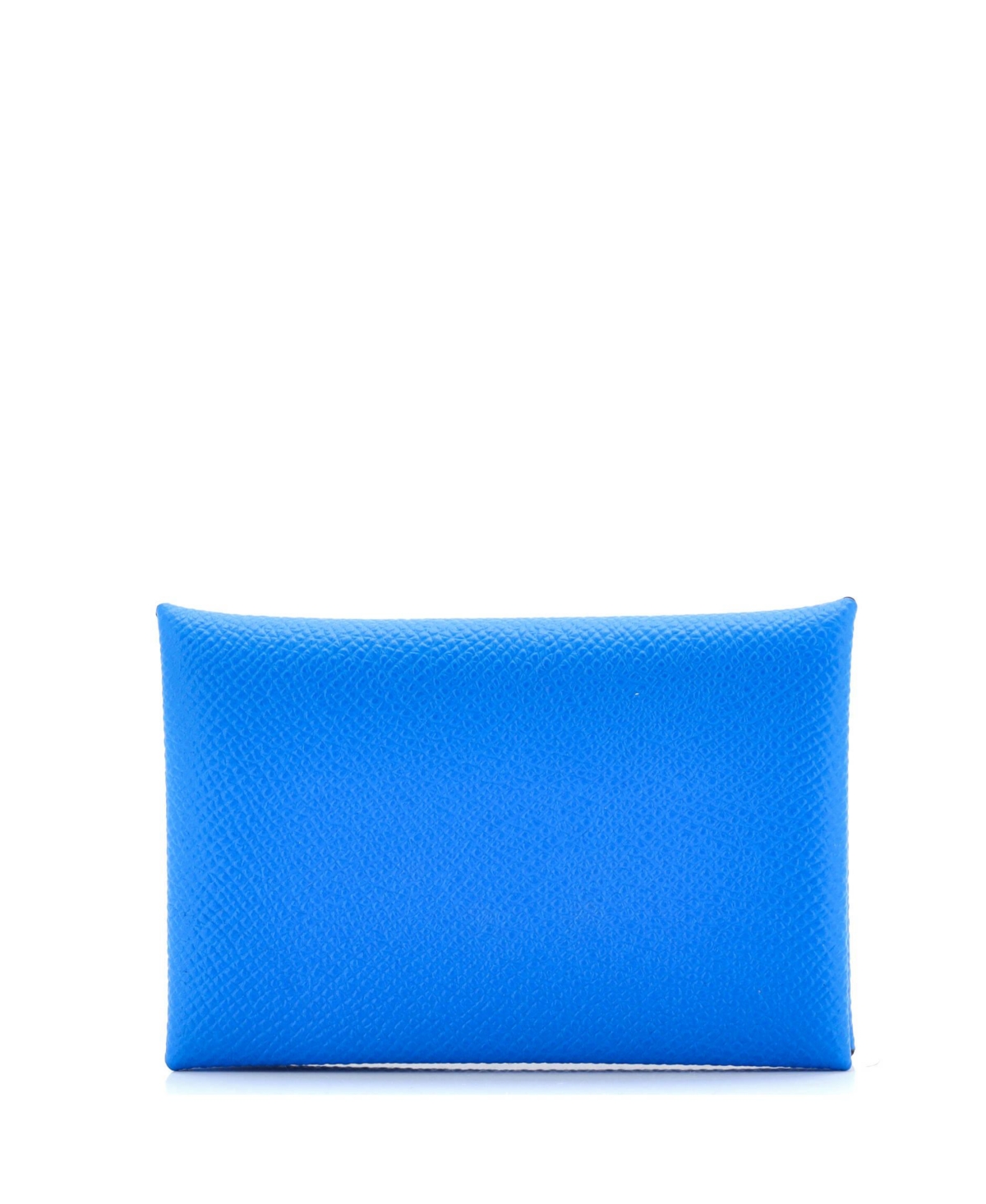 Click here for Pre-Owned Hermes Calvi Duo Card Holder Epsom - Blu... prices