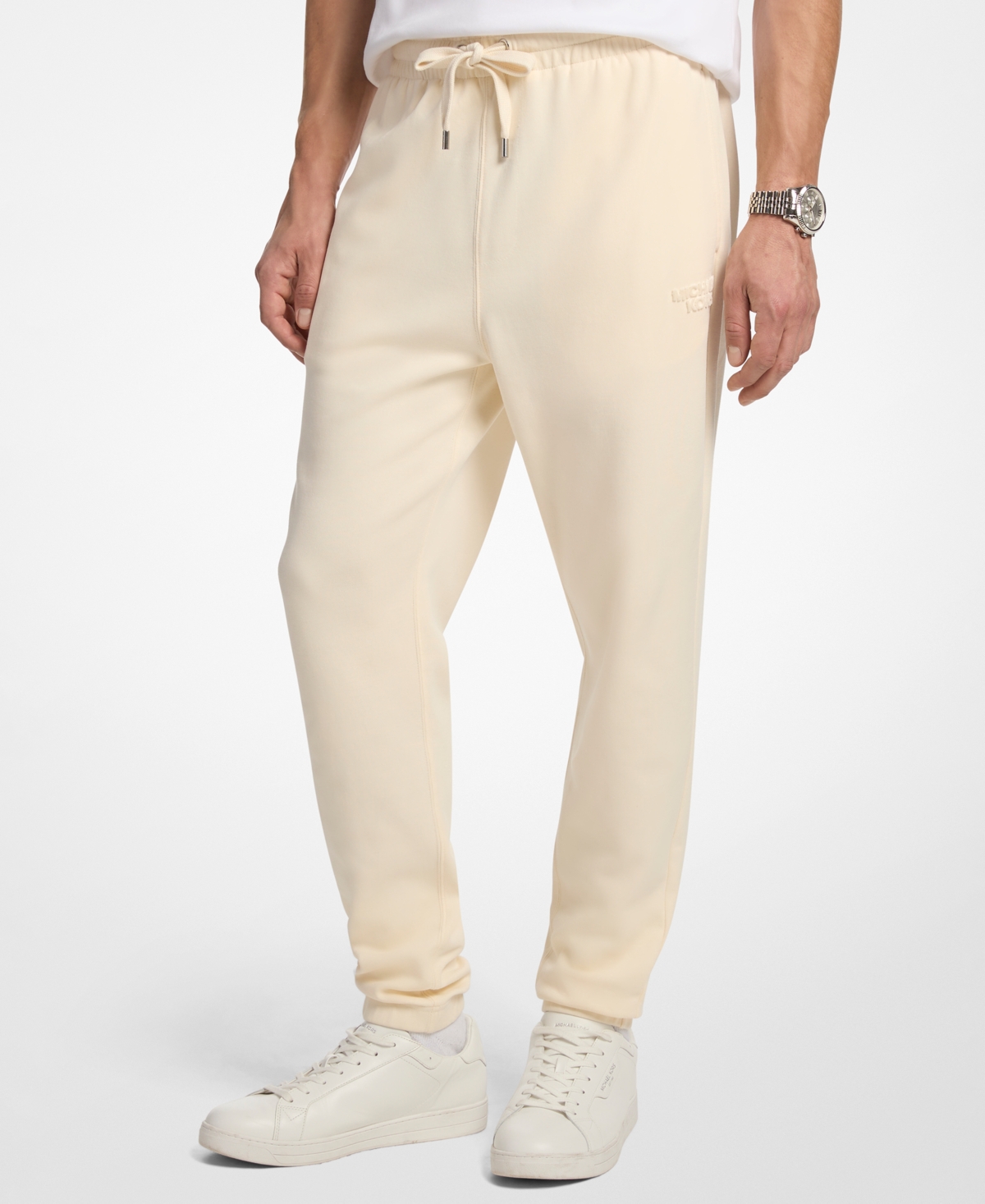 Click here for Michael Kors Mens Regular Fit Joggers - Bone prices