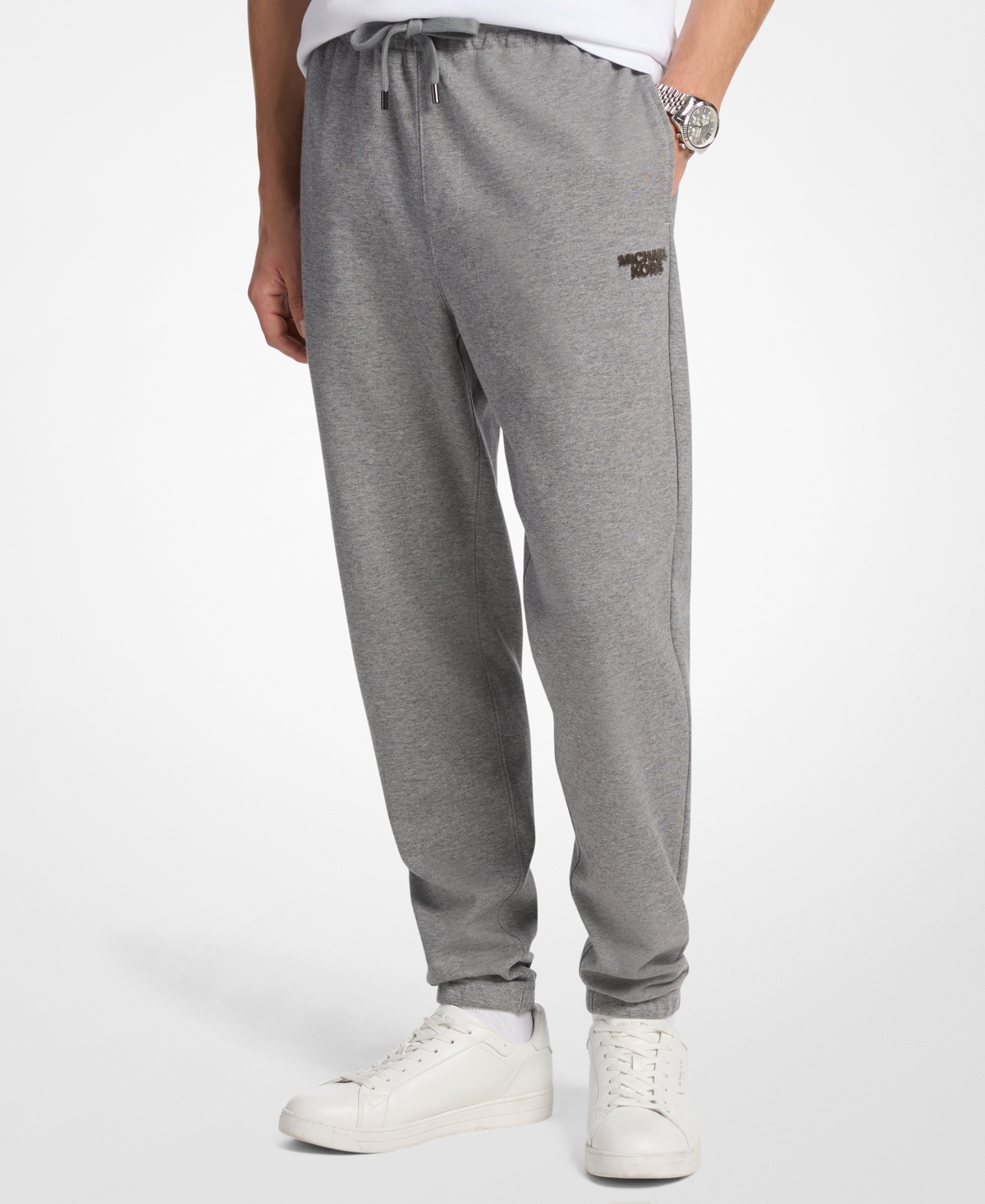 Click here for Michael Kors Mens Regular Fit Joggers - Ash Melang... prices