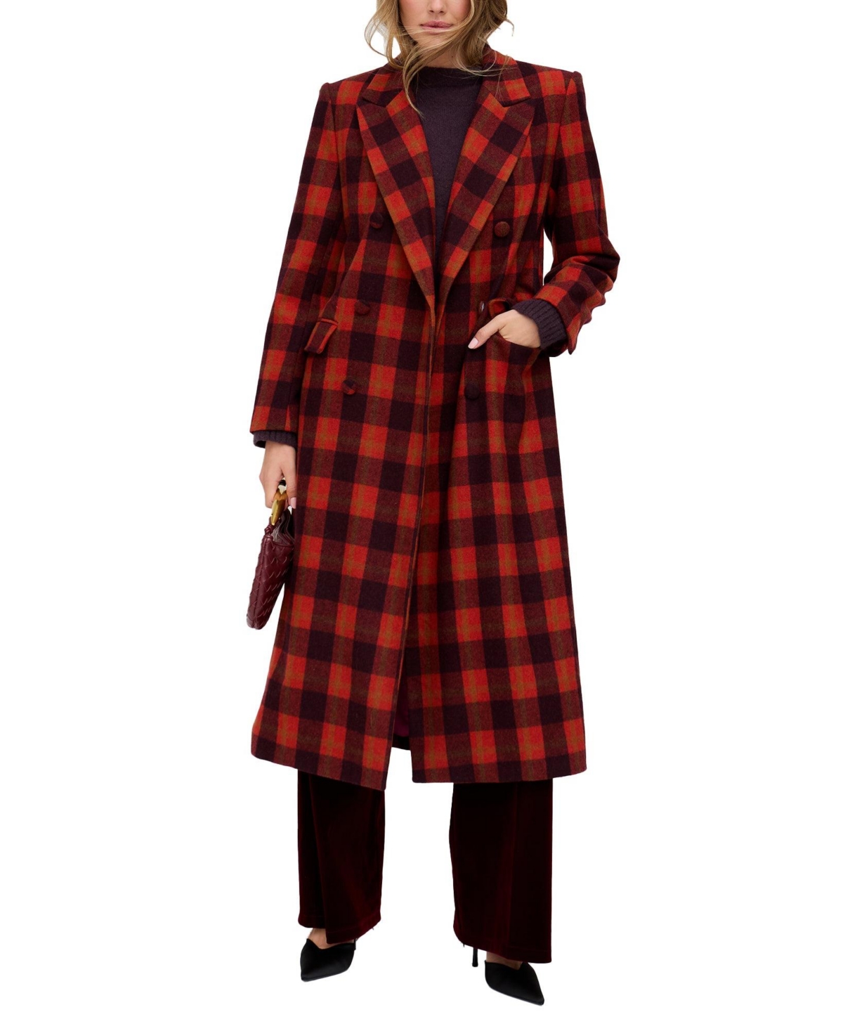 Click here for Lily and Lionel London Womens Tamara Coat - Orange prices