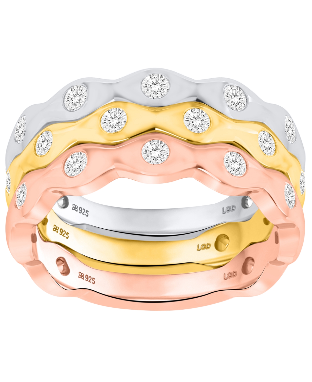 Click here for Forever Grown Diamonds 3-Pc. Lab-Grown Diamond Sta... prices