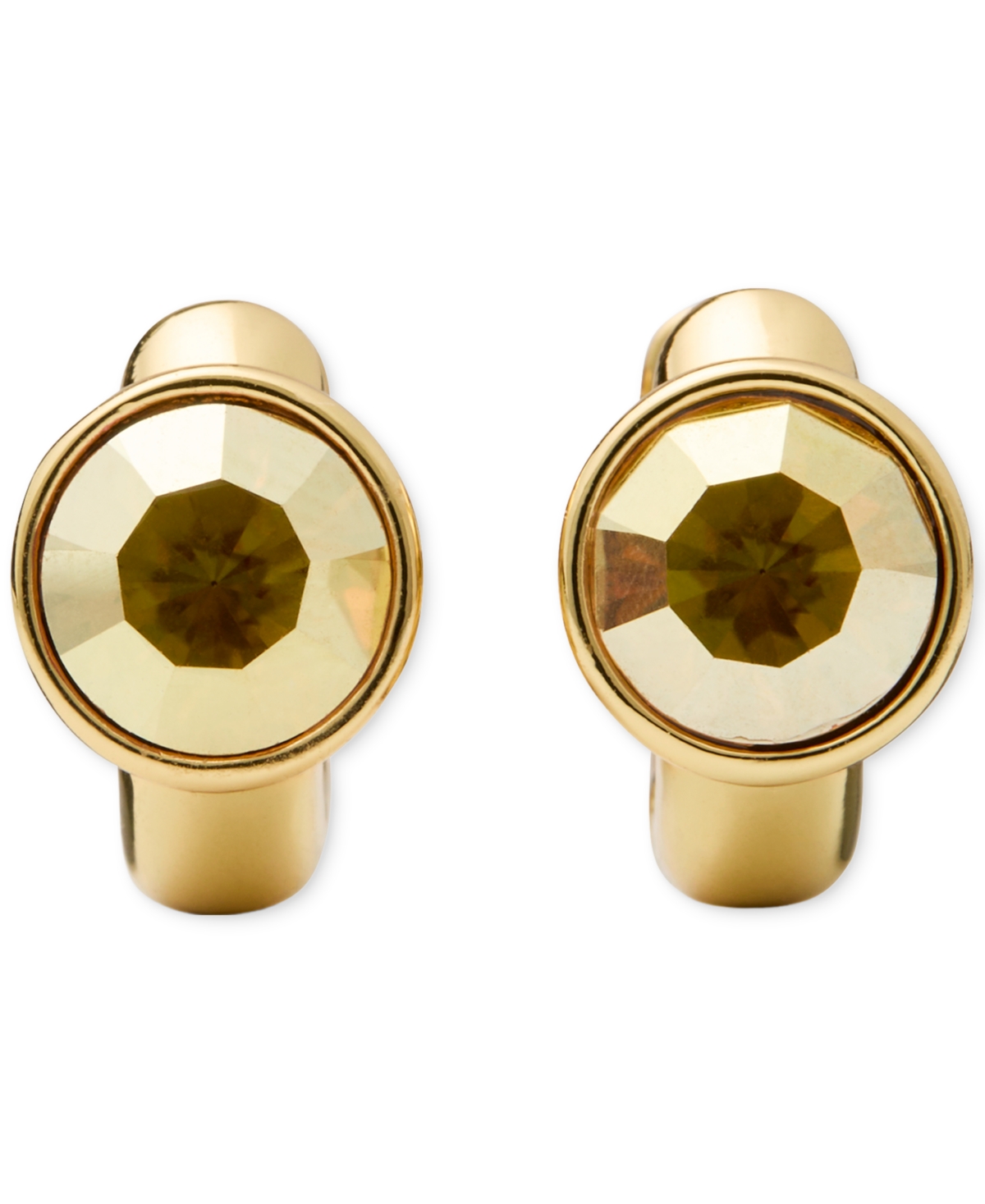 Click here for kate spade new york Cubic Zirconia Round Huggies E... prices