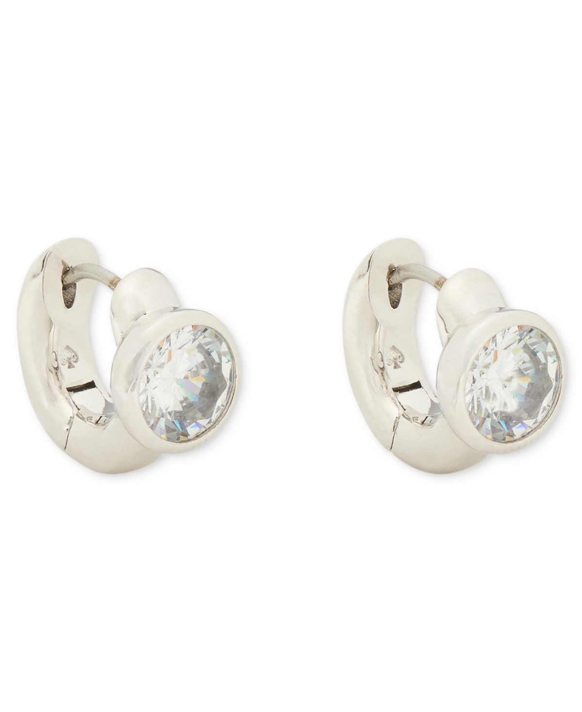 Click here for kate spade new york Cubic Zirconia Round Huggies E... prices
