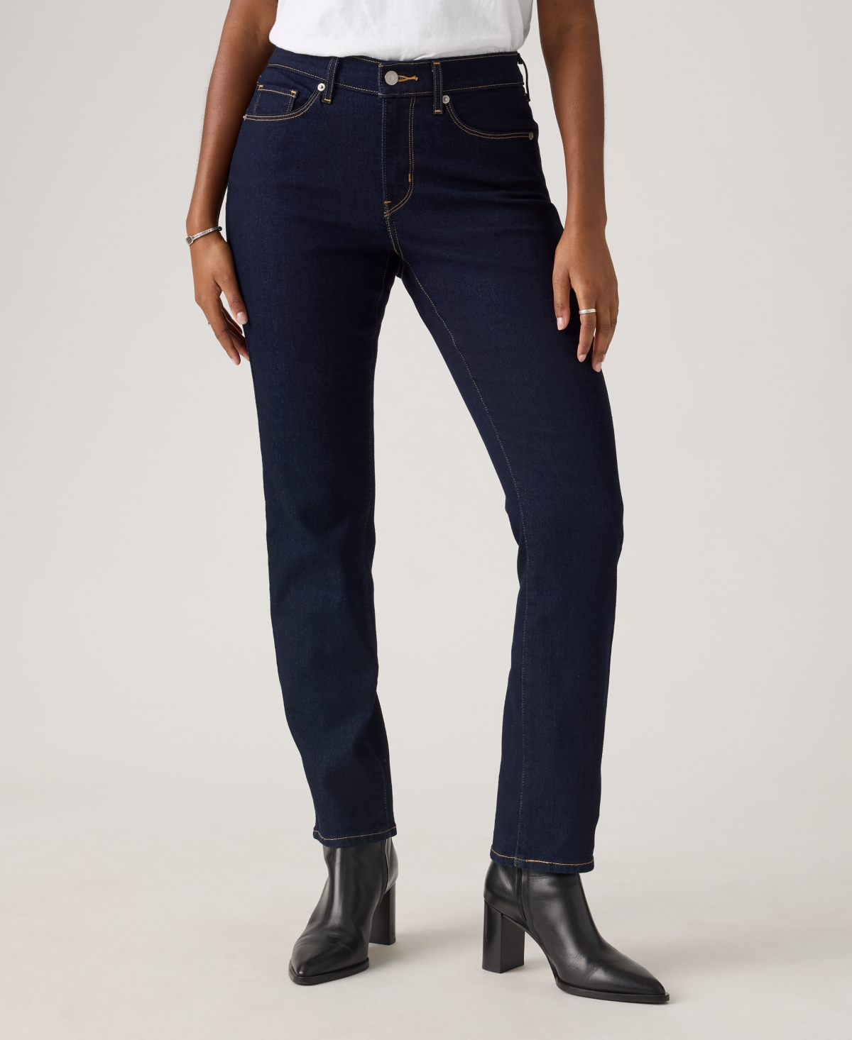 Click here for Levis Womens Classic Mid Rise Straight-Leg Jeans -... prices