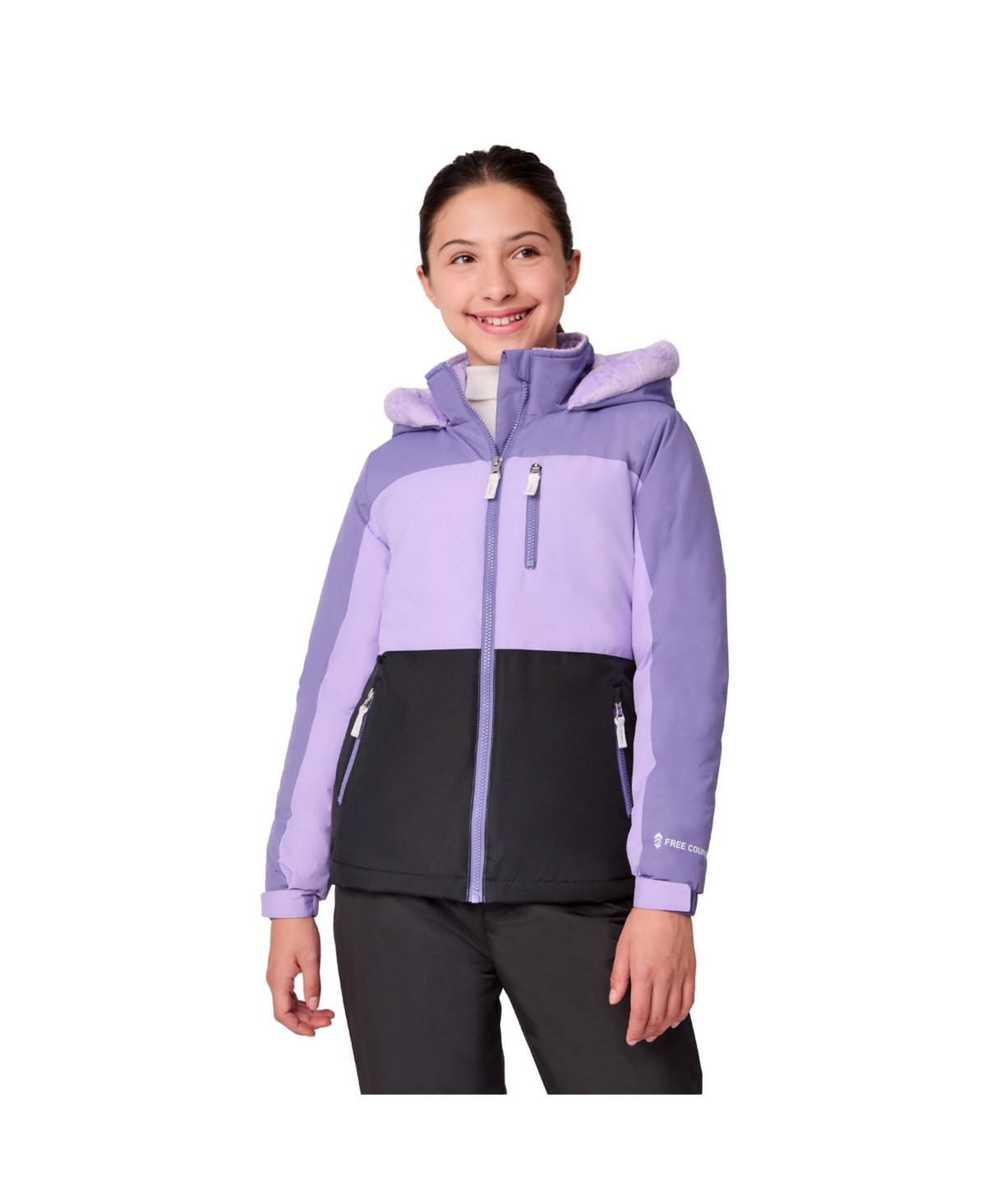 Click here for Free Country Girls Color Block Boarder Jacket - Sm... prices