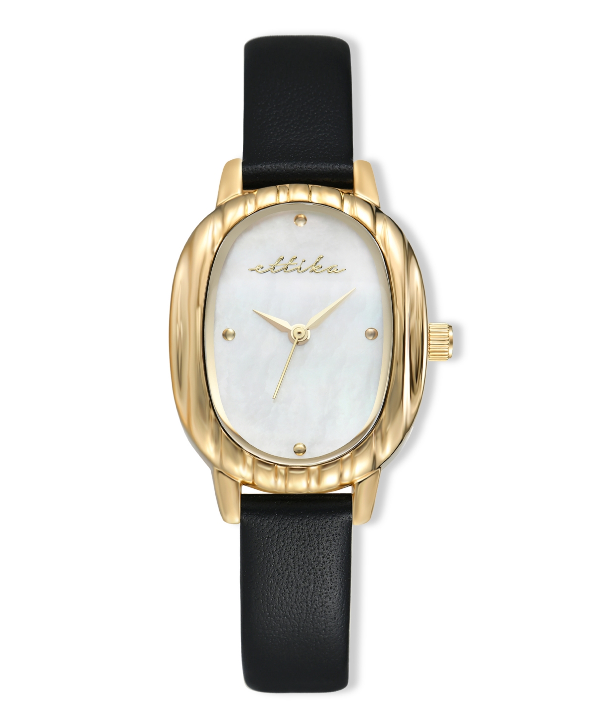 Click here for Ettika Timeless Texture Gold Plated Leather Watch... prices