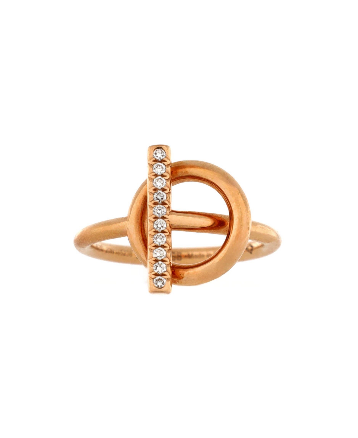 Click here for Pre-Owned Hermes Echappee Ring - 18k rose gold prices