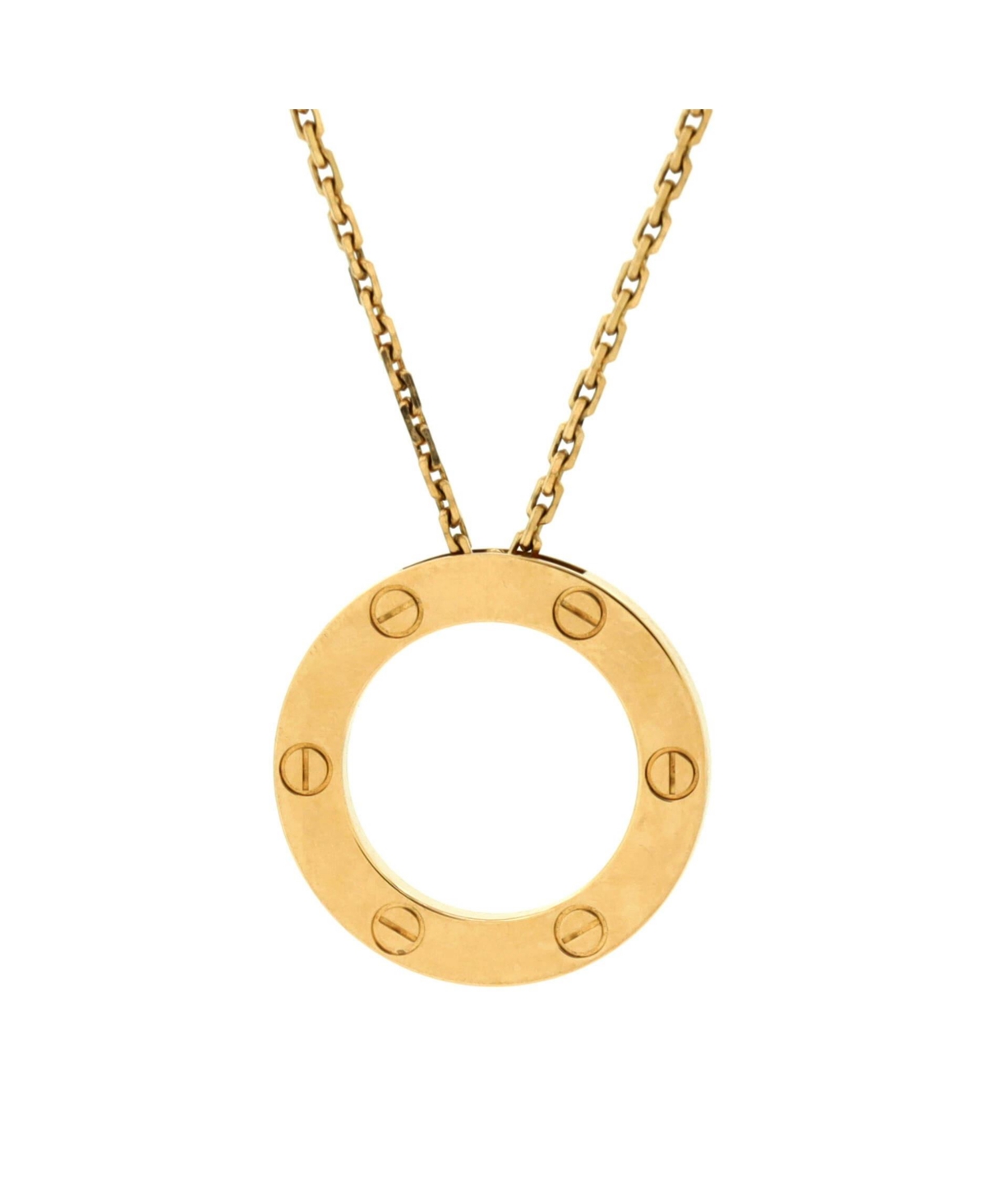 Click here for Pre-Owned Cartier Love Pendant Necklace - 18k yell... prices