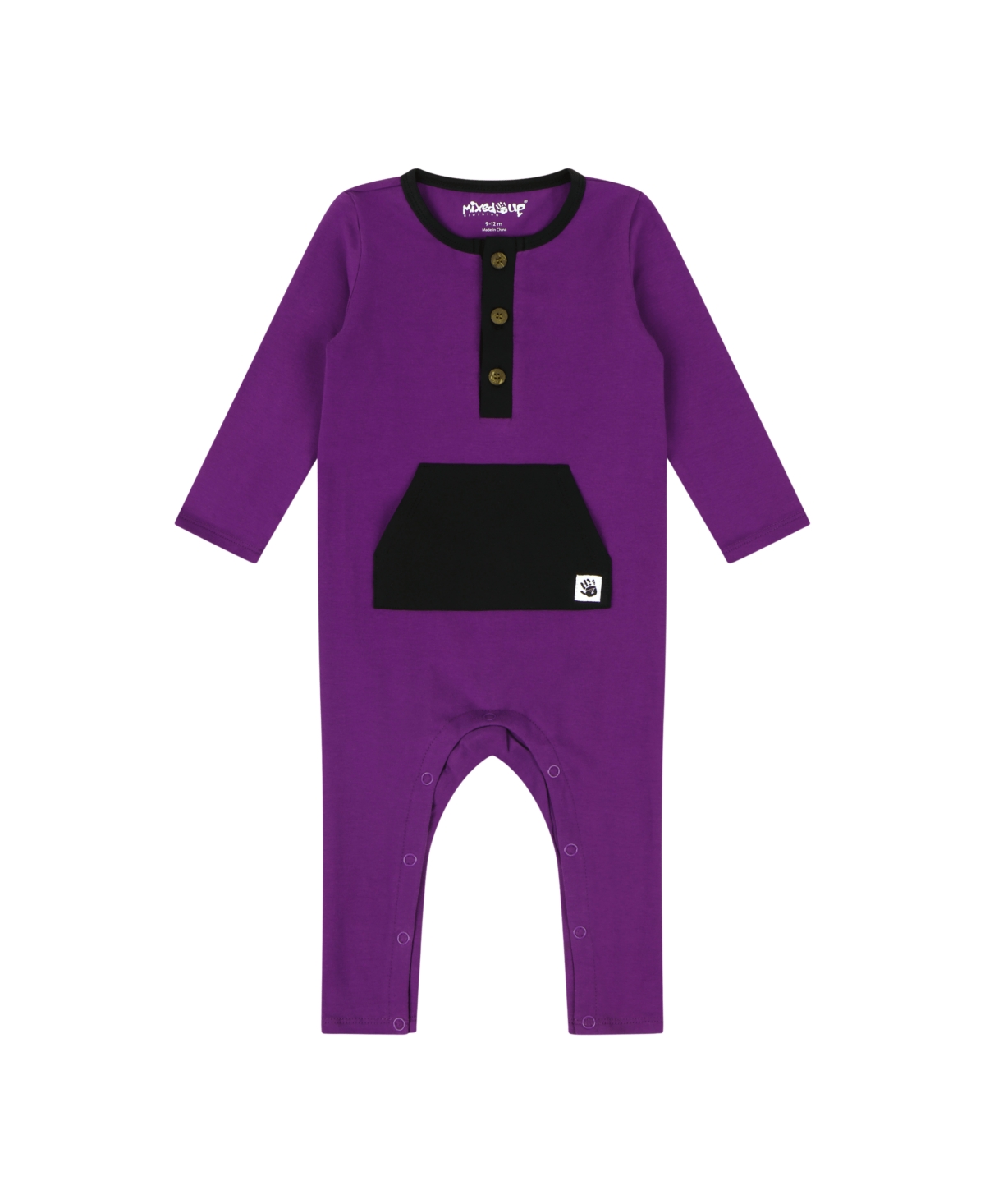 Click here for Mixed Up Clothing Baby Uno Romper - Purple tilands... prices