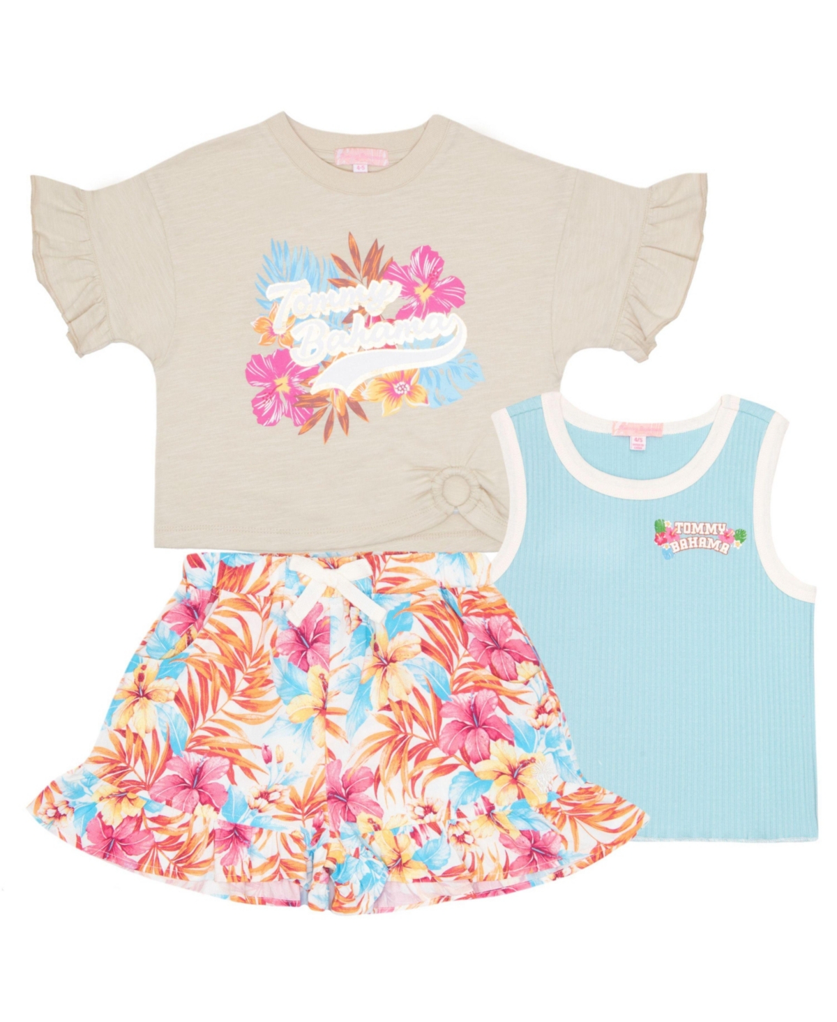 Click here for Tommy Bahama Girls 3 Piece Grpahic T-Shirt  Tank T... prices