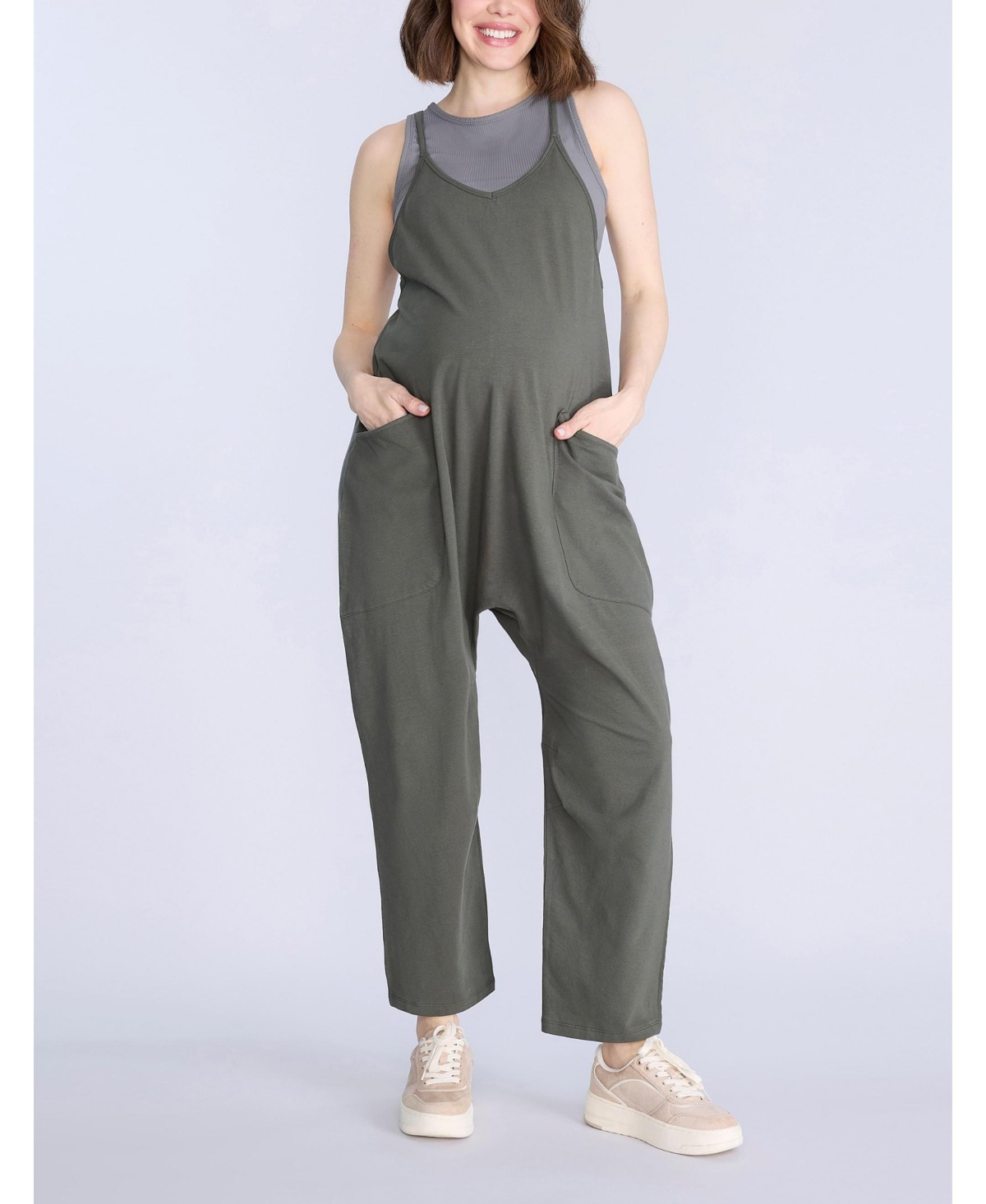 Click here for Motherhood Maternity Womens Sleeveless Relaxed Fit... prices