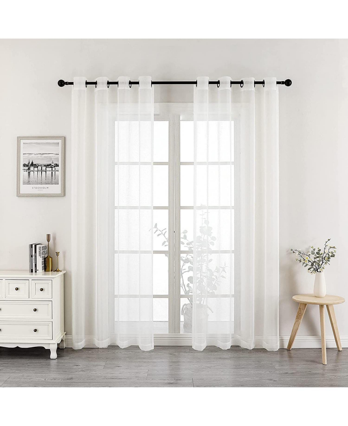 Click here for GoodGram Montauk Accents 2 Piece Grommet Top Summe... prices