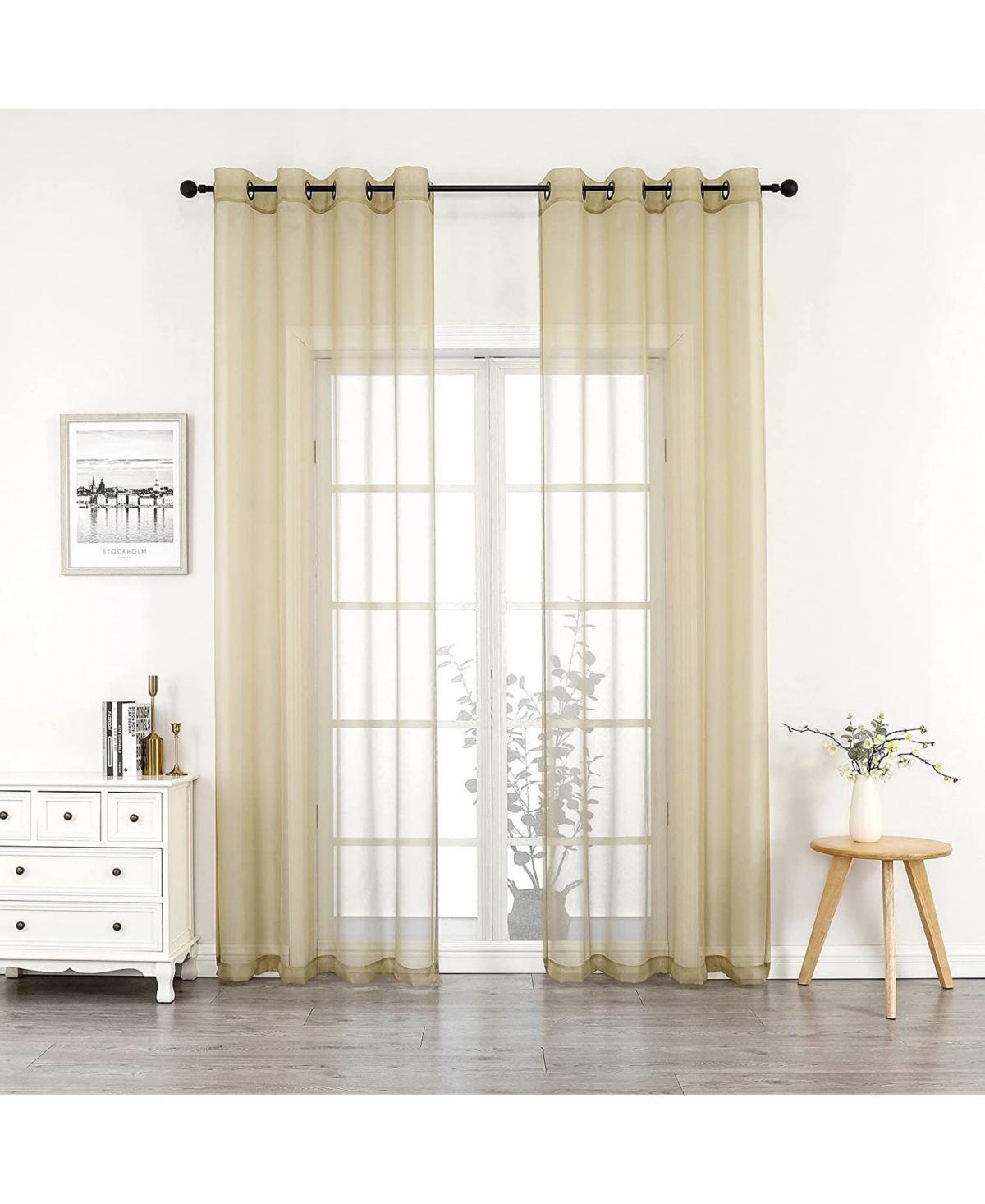 Click here for GoodGram Montauk Accents 2 Piece Grommet Top Summe... prices