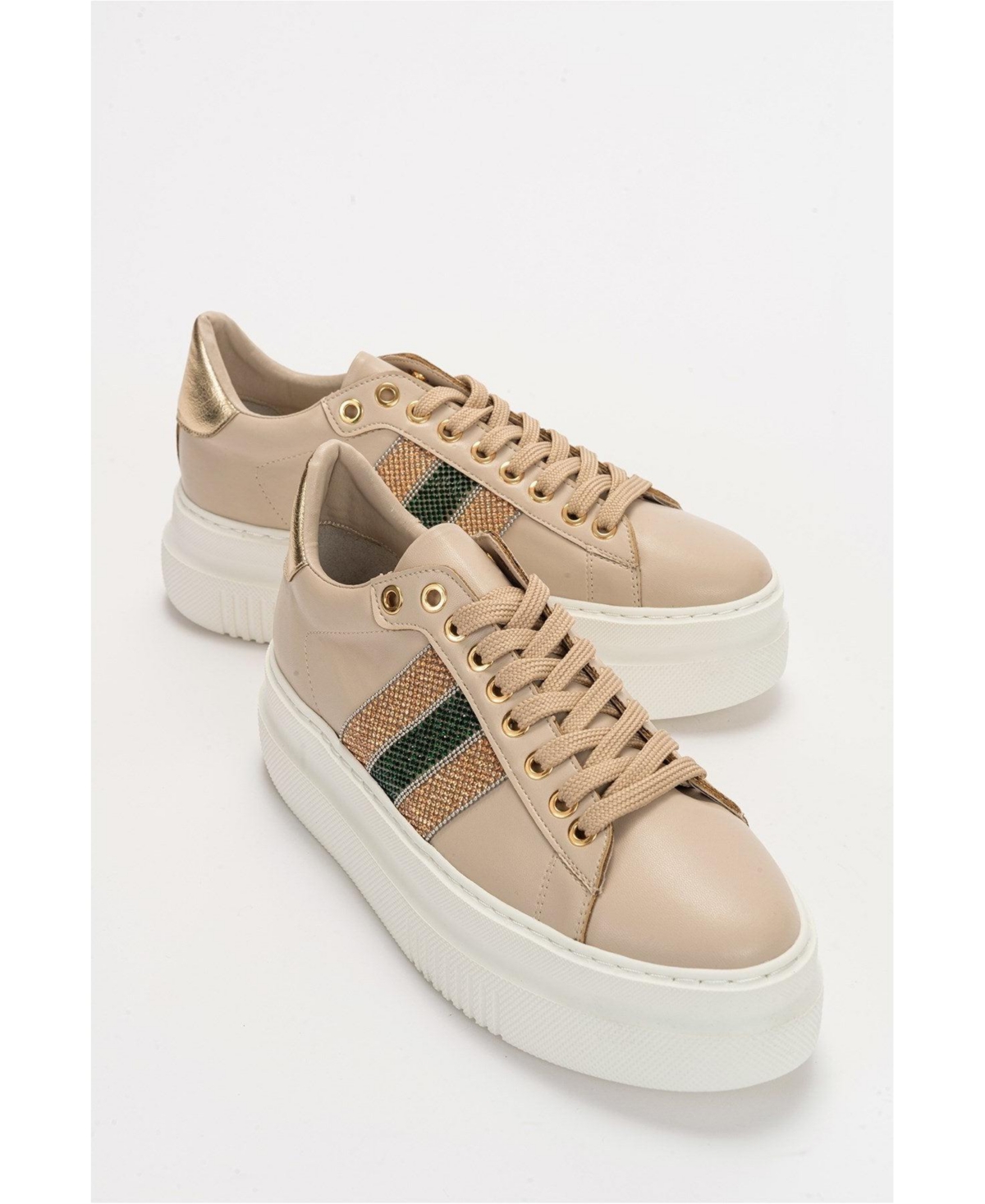 Click here for Prologue Shoes Nuno Sneakers (Women) - Dark beige... prices