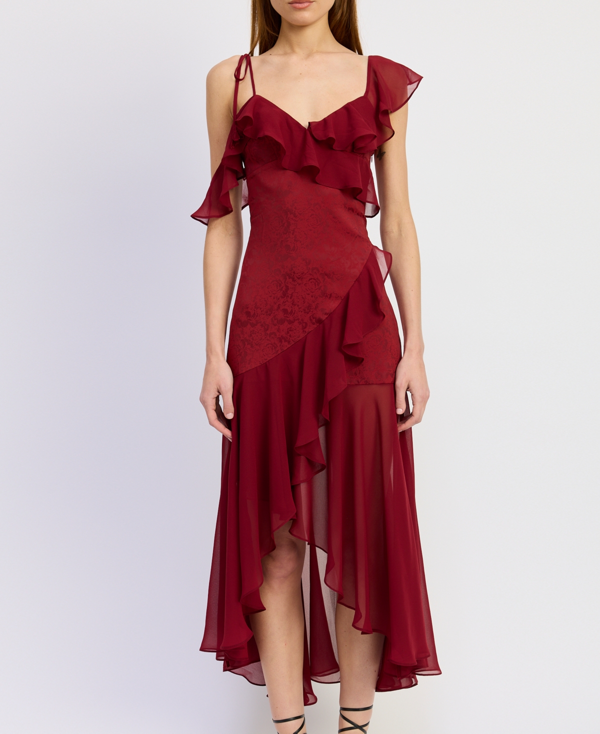 Click here for En Saison Womens Annalis Sleeveless Maxi Dress - D... prices