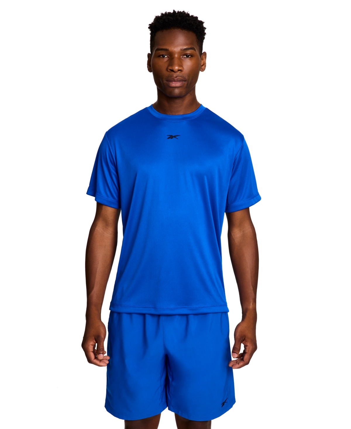 Click here for Reebok Mens Tech Regular-Fit Logo T-Shirt - Optic... prices