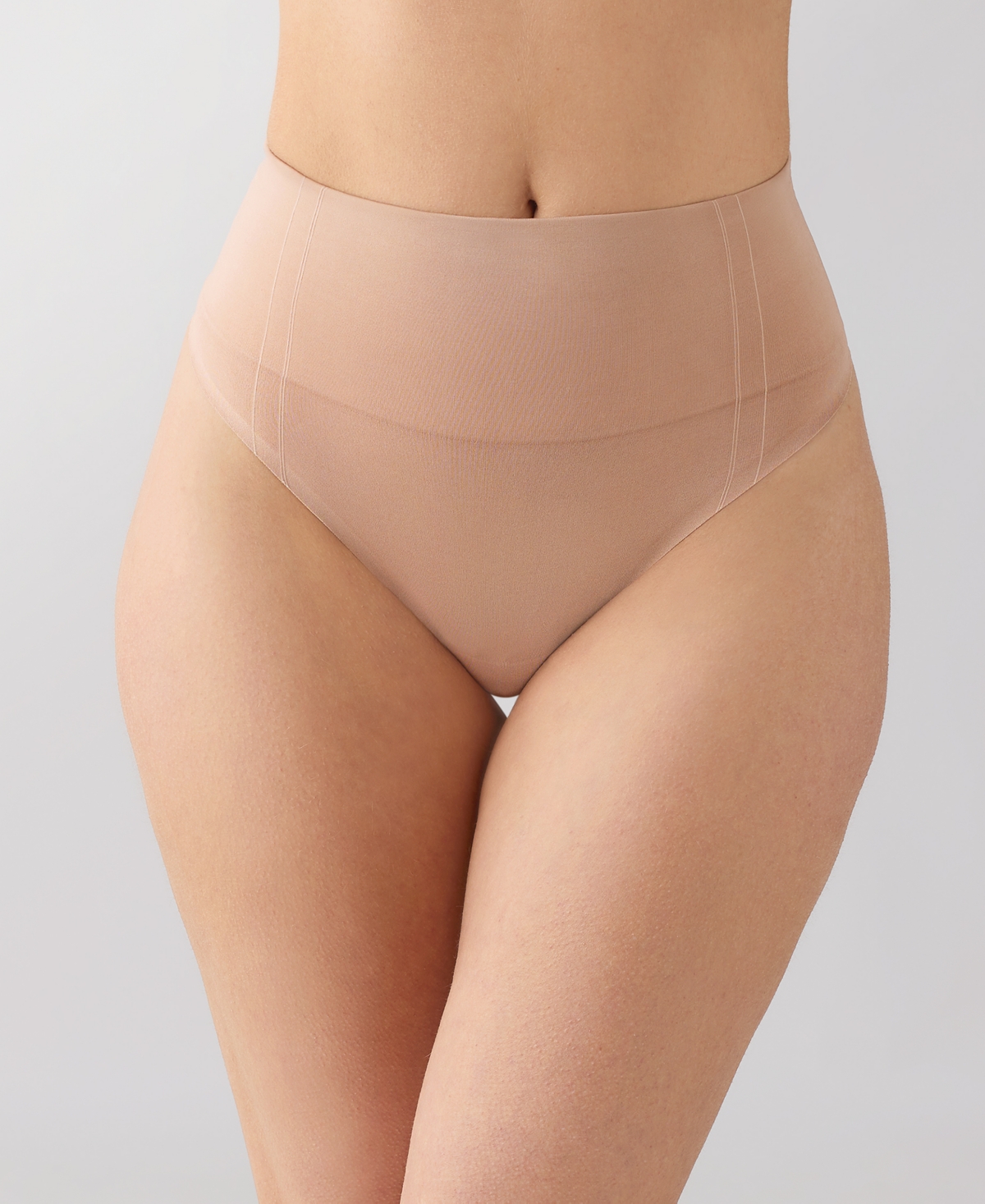 Click here for Wacoal Womens High-Rise Smooth Shaping Thong - Roe... prices