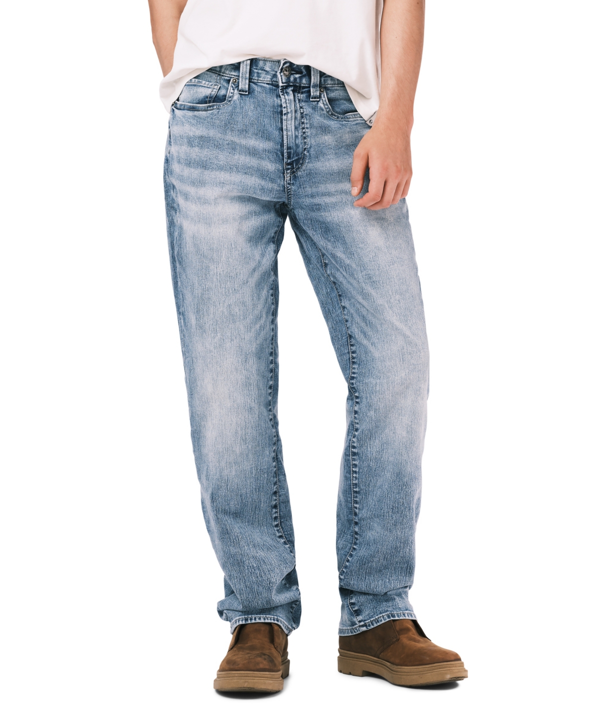 Click here for Mens Relaxed Straight Fit Driven-x Jeans - Indigo prices