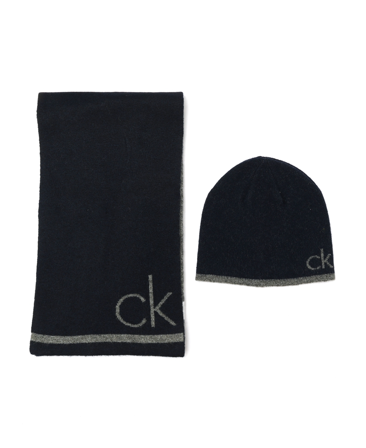 Click here for Calvin Klein Mens 2-Piece Fuzzy Scarf and Hat Set... prices