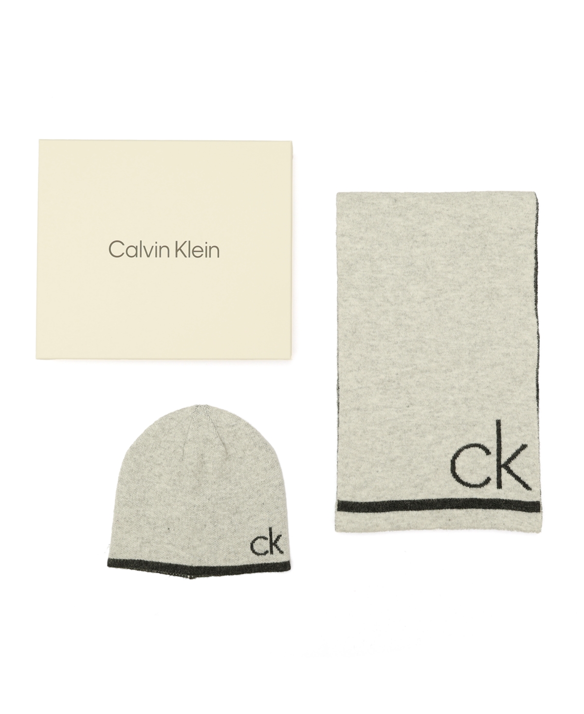 Click here for Calvin Klein Mens 2-Piece Fuzzy Scarf and Hat Set... prices