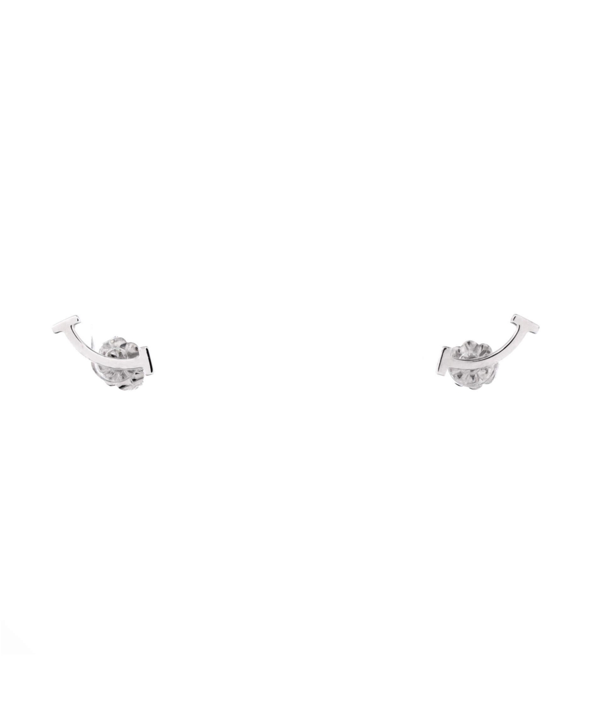 Click here for Pre-Owned Tiffany & Co. T Smile Stud Earrings - 18... prices