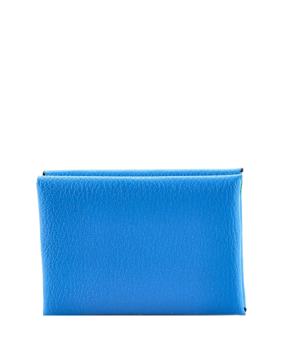 Click here for Pre-Owned Hermes Calvi Duo Card Holder Verso Chevr... prices