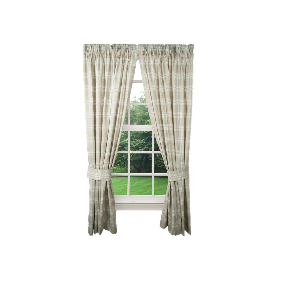 Click here for Ellis Curtain Bartlett Unlined 2-Piece Window Curt... prices