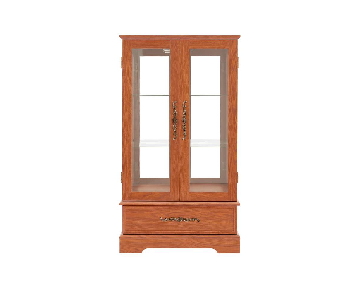 Click here for Casainc Glass Cabinet with Adjustable Glass Shelve... prices