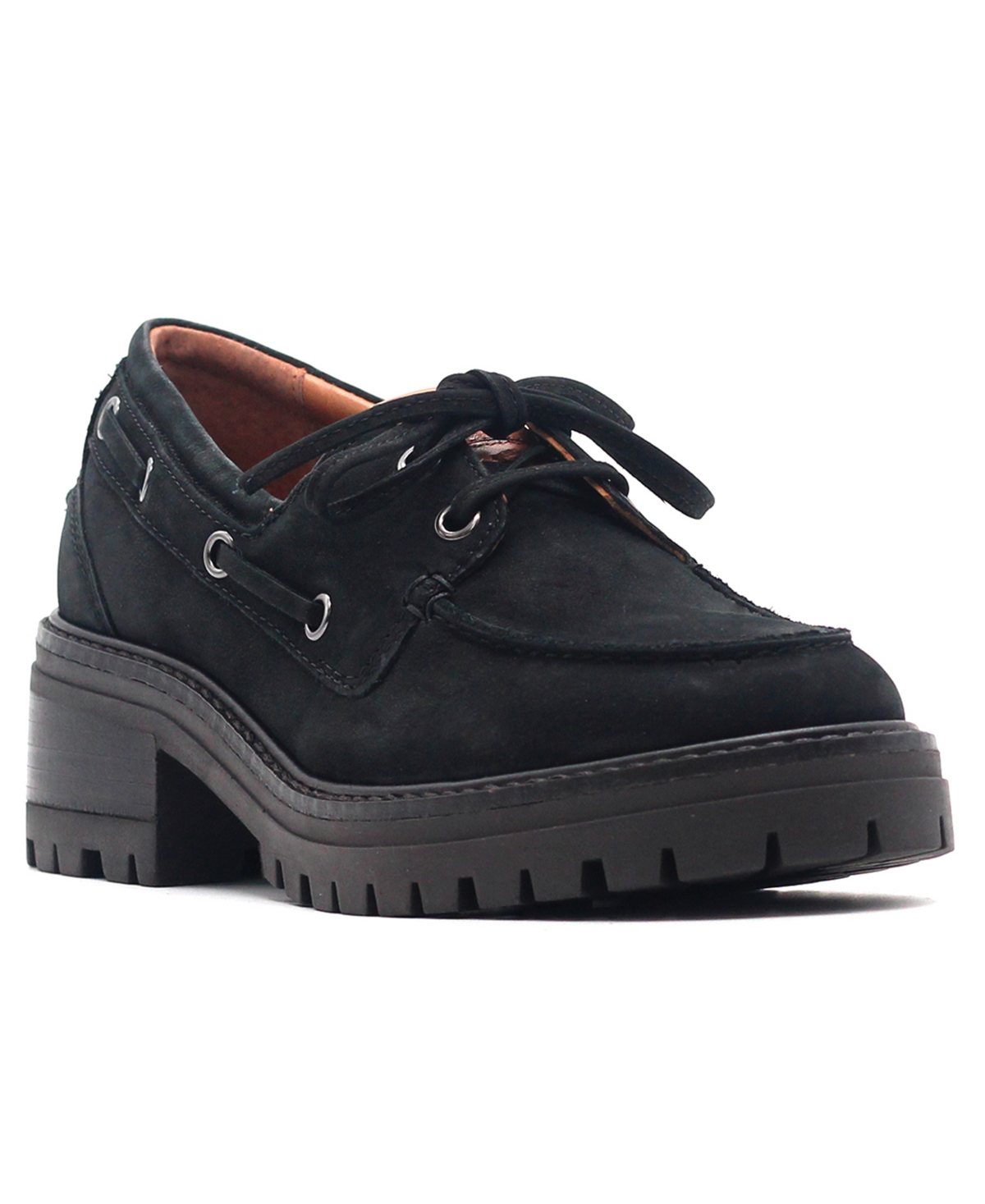 Click here for Gentle Souls Womens Brigly Lug Round Toe Boat Shoe... prices