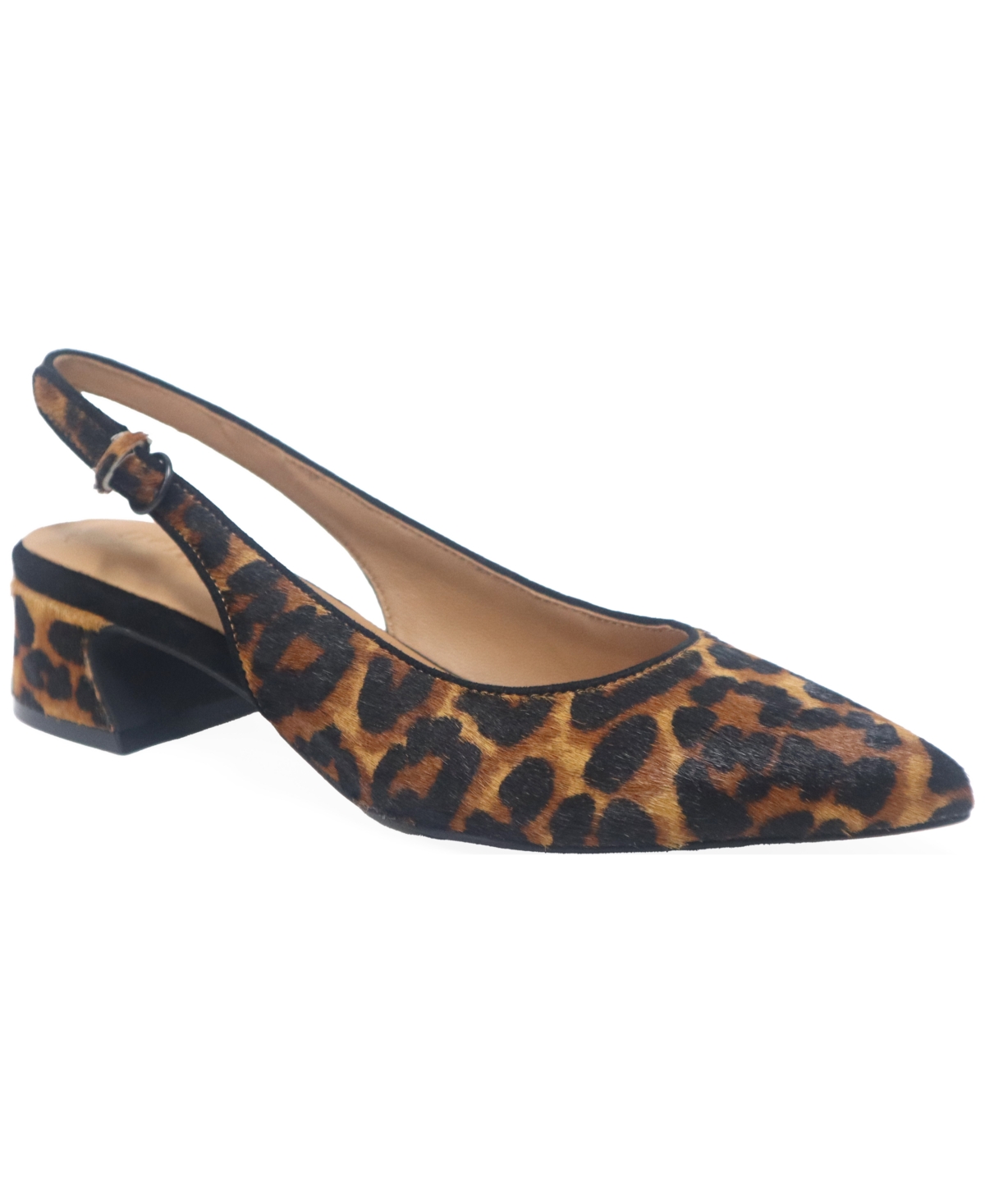 Click here for Gentle Souls Womens Georgia Slingback Pumps - Leop... prices