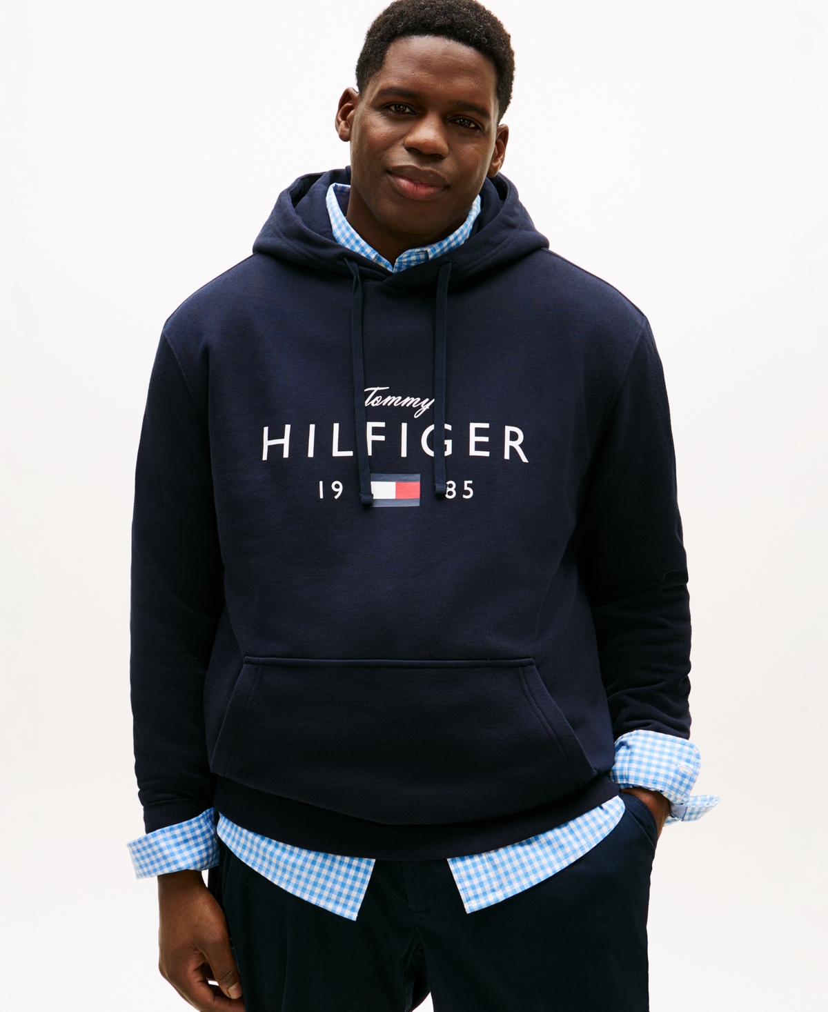 Click here for Tommy Hilfiger Mens Big & Tall Regular-Fit Hooded... prices