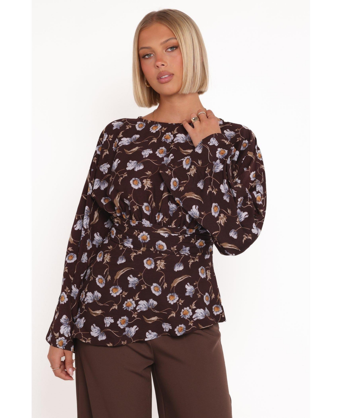 Click here for Petal and Pup Womens Calantha Top - Fall floral prices