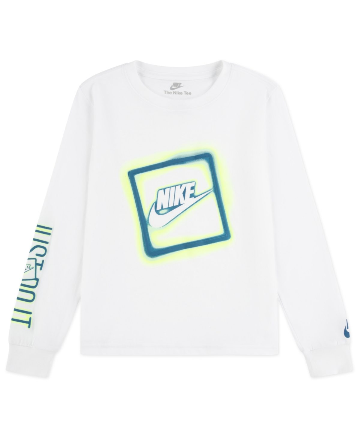Click here for Nike Boys 2T-7 Neon Box Graphic Print Futura T-Shi... prices