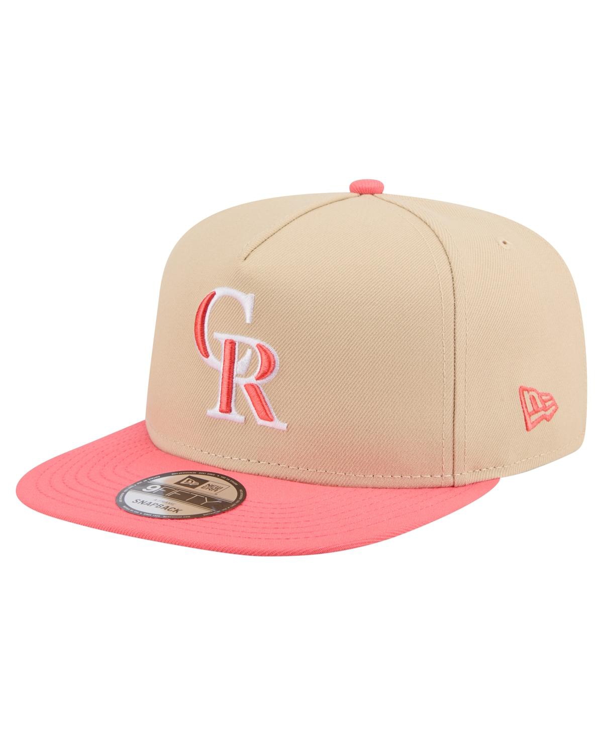 Click here for New Era Mens Light Beige/Coral Colorado Rockies Co... prices