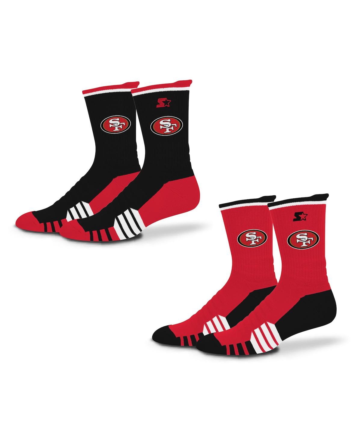 Click here for Starter Mens and Womens 2-Pack Black/Scarlet San F... prices