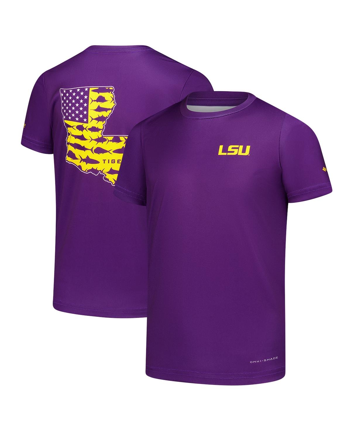 Click here for Columbia Big Boys and Girls Purple Lsu Tigers Term... prices