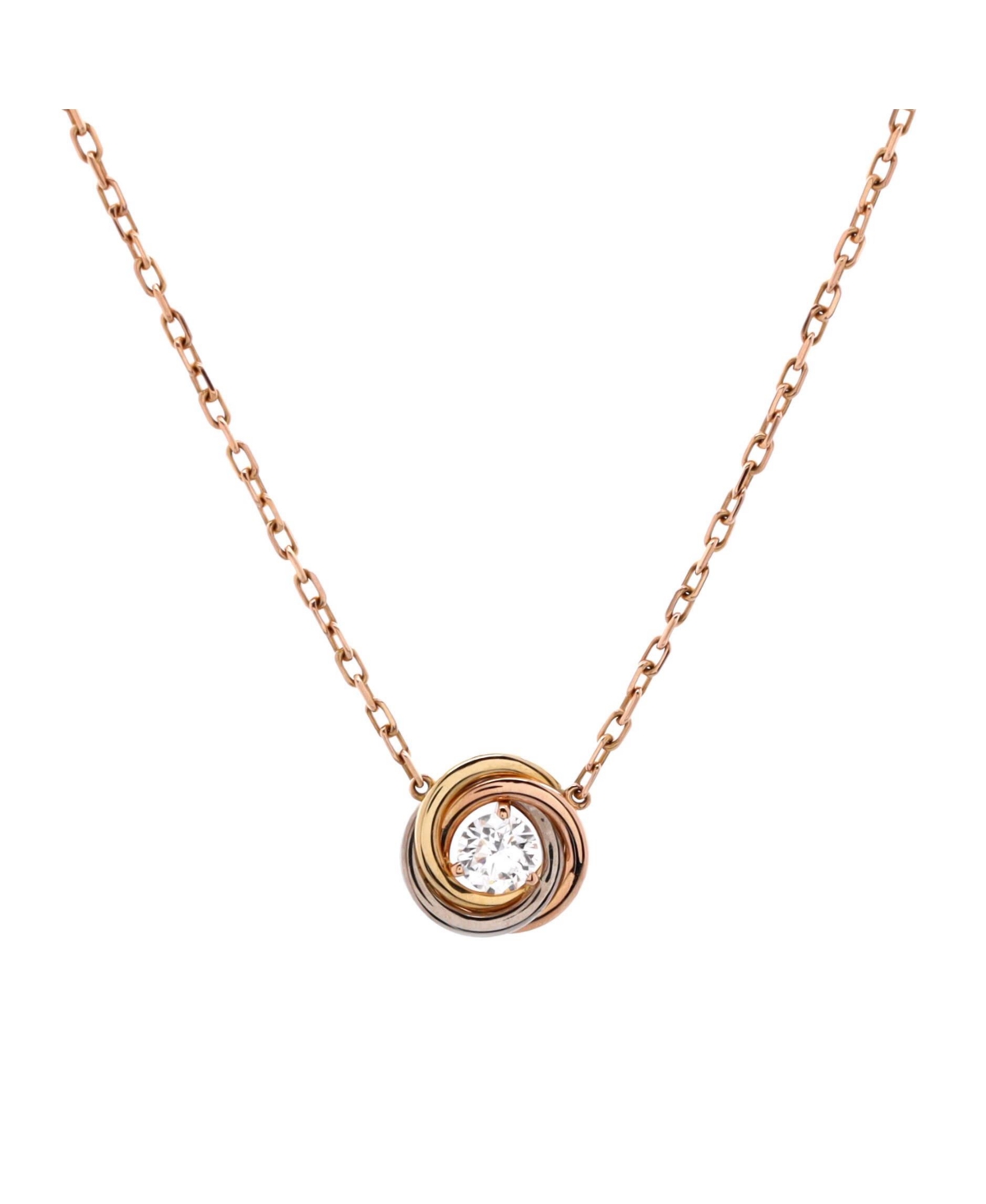Click here for Pre-Owned Cartier Trinity Diamond Pendant Necklace... prices