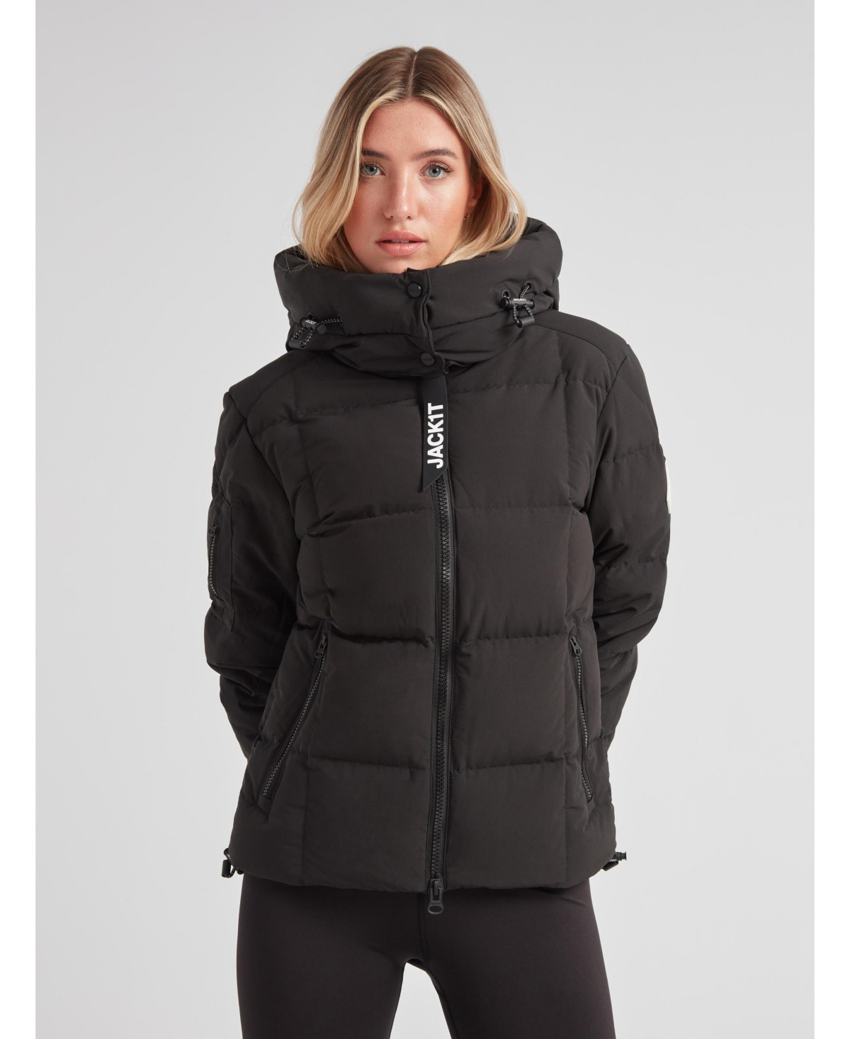 Click here for JACK1T Womens Ez Boxed Racer Hooded Puffer Coat -... prices